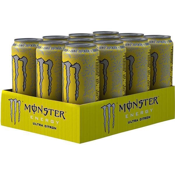 Monster Ultra Citron Energy Drink 0,5l (Pack de 12) - Cdiscount Au ...