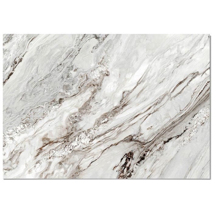 Poster Panorama Gray Line Marble Pattern 70x50 cm - Imprimée sur Poster ...
