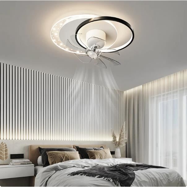 Plafonnier LED avec Ventilateur - RUMOCOVO - Modèle Fan lamp202321 ...