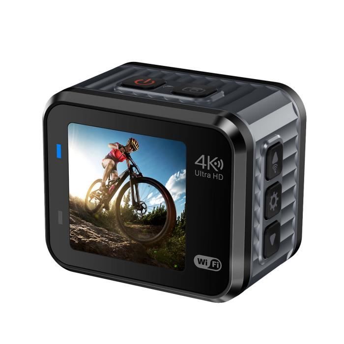 CaméRa D'Action 4K Ultra HD 30Fps WiFi 1,5 Pouces 170D 10M ÉTanche pour ...