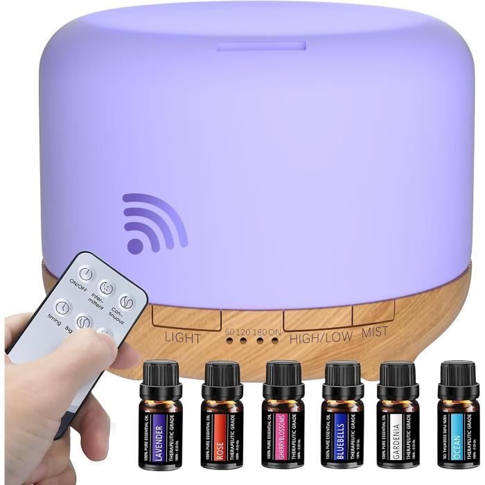 Diffuseur Huiles Essentielles Diffuseur 450ML Diffuseur Huile ...