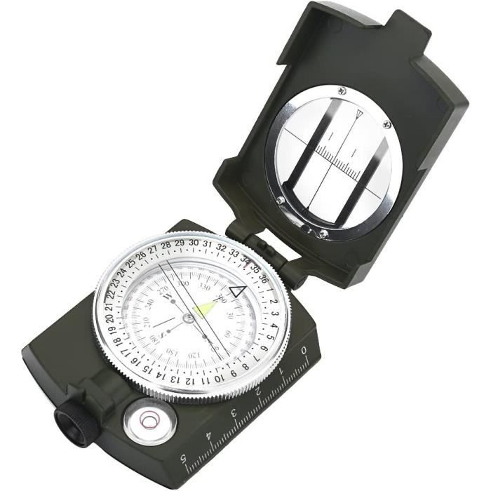 VGEBY1 Boussole Extérieure, Boussole Lneuse Compass Multifonctionnelle ...