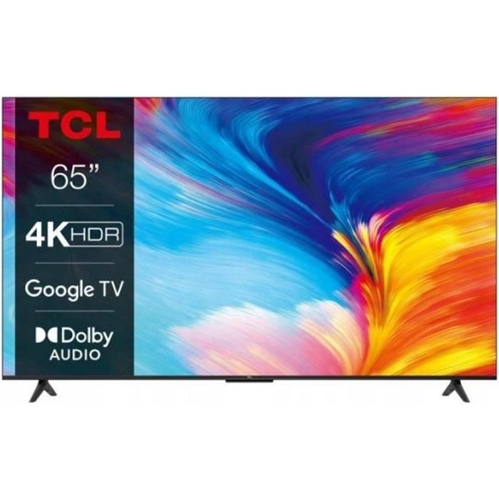 Téléviseur TCL 65P631 65" Ultra HD 4K LED Wi-Fi - Noir - Smart TV - HDR - Écran incurvé ...