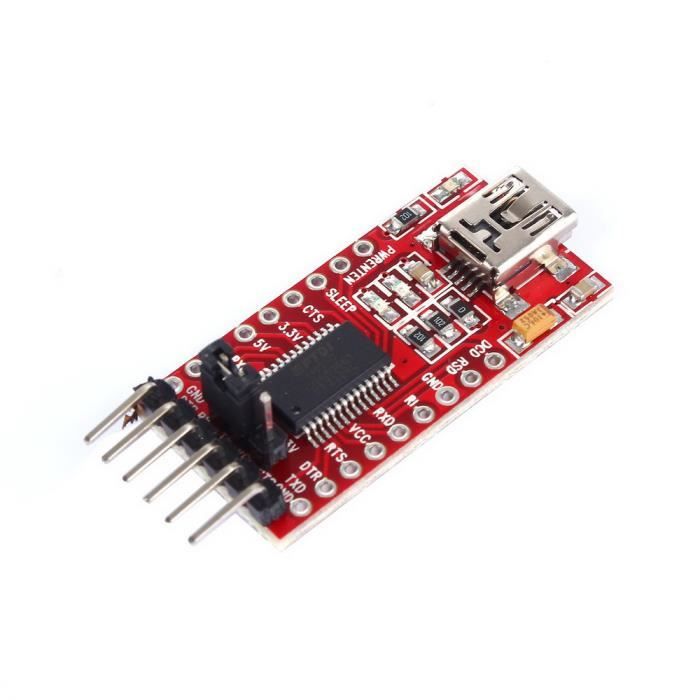 Tinxi® FT232RL 3.3V 5V FTDI USB vers TTL Module Sériel Adaptateur ...