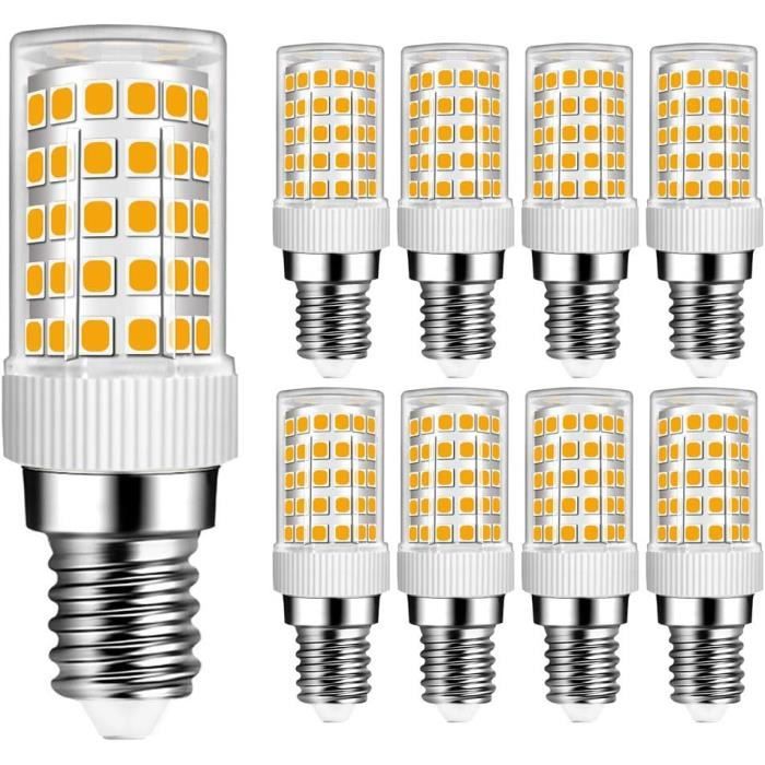 Ampoule Led E14 10W équivalente à une ampoule halogène 80W, 800Lm ...