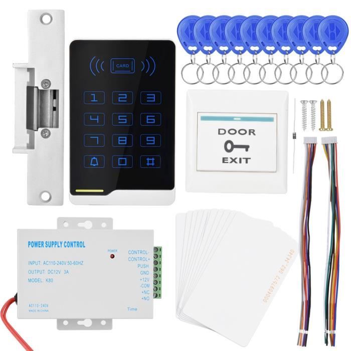 PAL Carte d'accès Access Control Unit Kit, Door Access Control Unit Kit ...