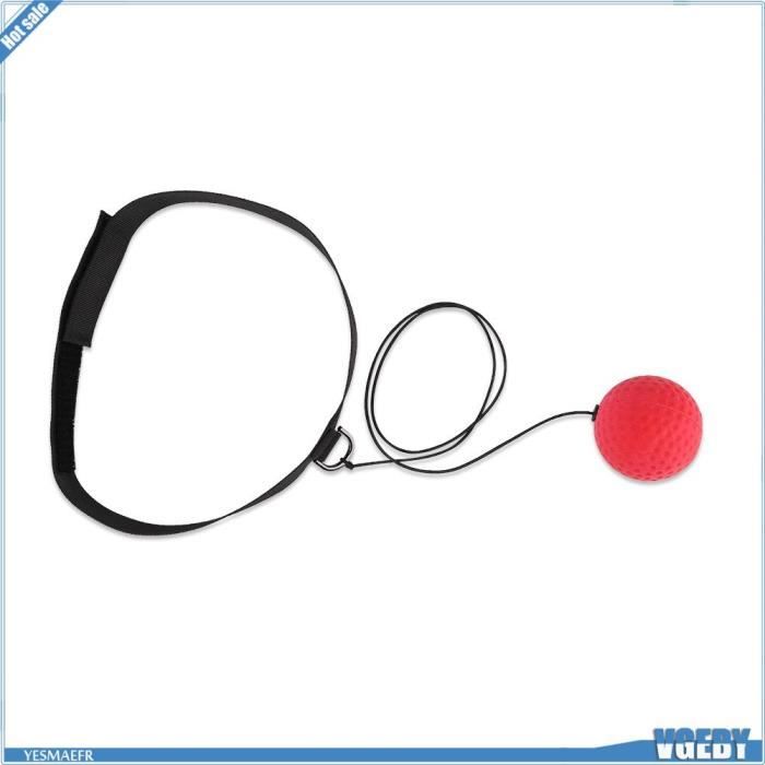 Balle Réflexe de Boxe - VGEBY - Rouge - Entraînement Agilité ...