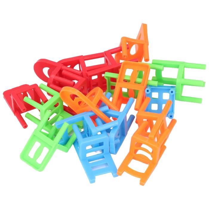 Jouet de Chaise d'Équilibrage Enfants Jeu de Chaise Empilable ...