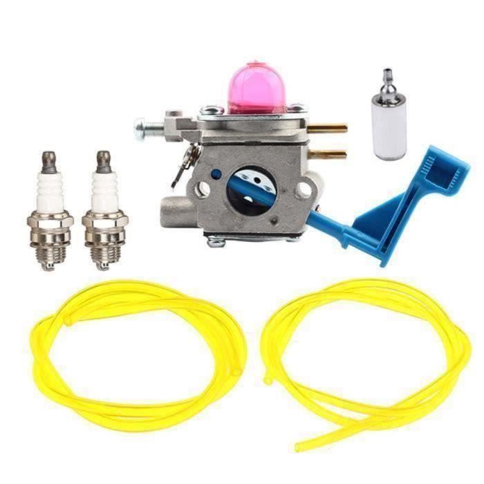 Carburateur avec Tuyau d’Essence Bougie Filtre à Essence pour Poulan GHT220 Pro Zama C1U-W13 Rep ...