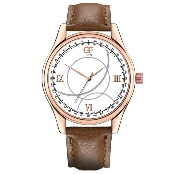 MONTRE BRACELET Hot Man Leather Watch Whatever Late Anyway Letter ...