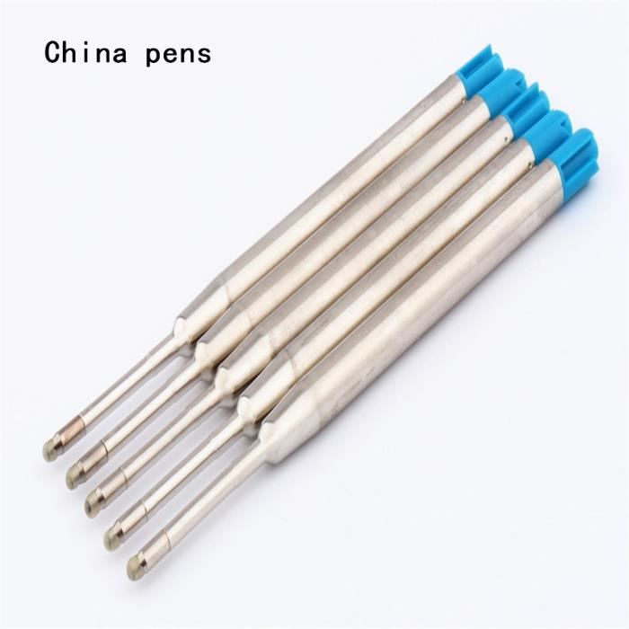 STYLO,Ink Blue--Stylos À Bille Push 039 De Haute Qualité, Couleur Or Et ...