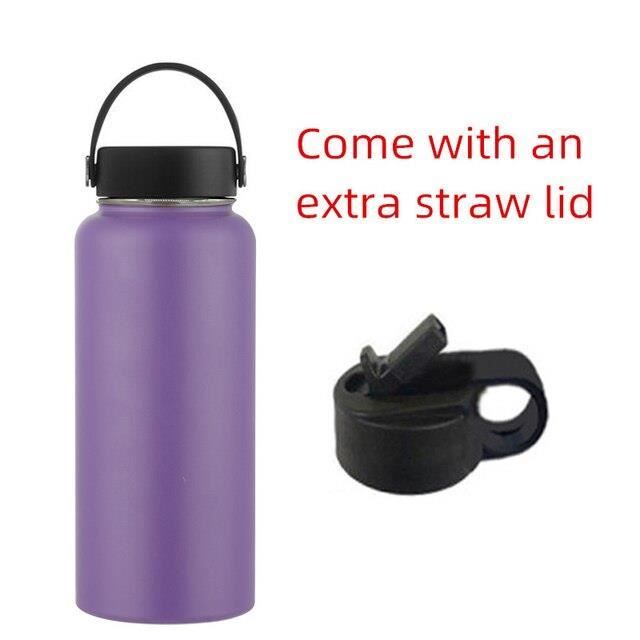 GOURDE BIDON,Violet-18oz--Bouteille'eau thermique personnalisée à large ...