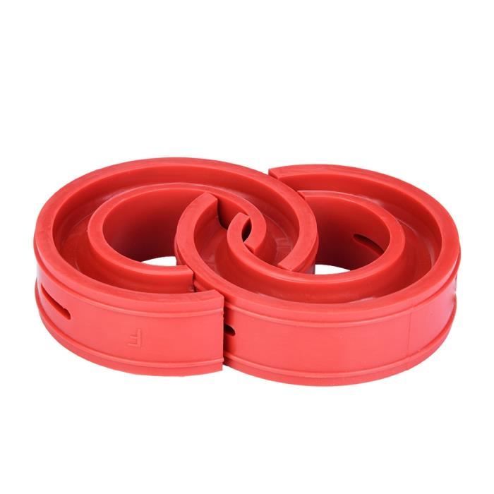 LMCⓜ2Pc Voiture Rouge Amortisseur Tampon Ressort Pare-Chocs Coussin ...