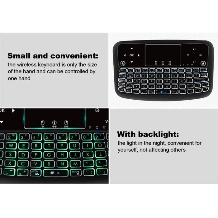 Mini pavé tactile, clavier sans fil, clavier multifonction, pavé ...