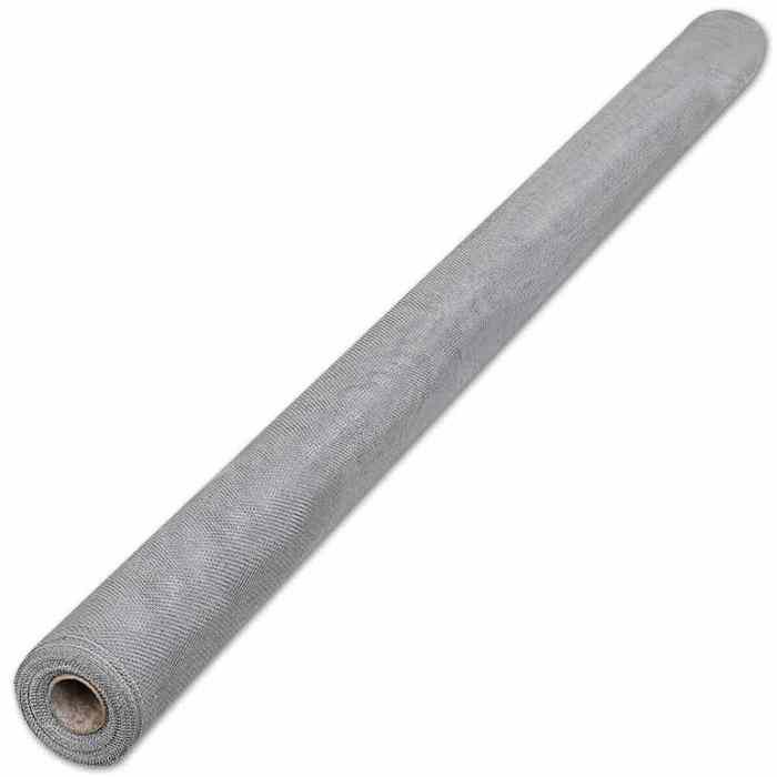VidaXL Toile Moustiquaire de Porte Fenêtre Aluminium Clôture Rideaux ...
