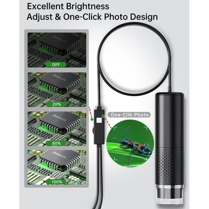 Microscope USB pour téléphone portable, microscopes HD 1080P pour ...