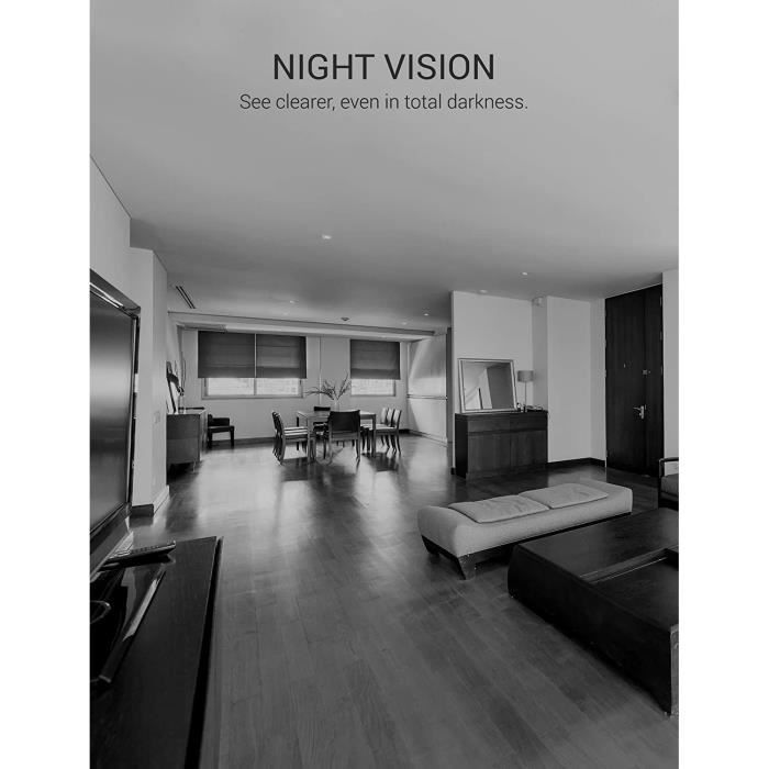 Caméra de surveillance - Keyke - Dôme PTZ - WiFi 1080P - Vision ...