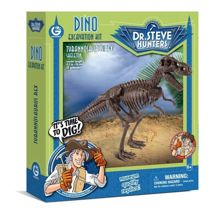 GEOWORLD Excavation Kit Dino - T Rex - Cdiscount Jeux - Jouets