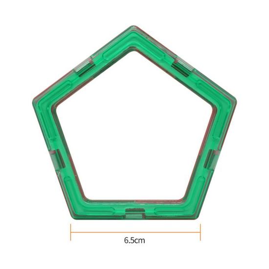 Pentagone-Jouets Magnétiques De Grande Taille Pour Enfants, Blocs De ...