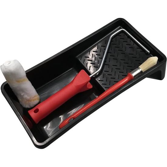 Kit Bac + Mini Rouleau + Pinceau À Rechampir Peinture Mate Et Satinée ...