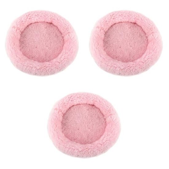 Lit de hamster 3 pcs rond chaud dormant tampon mat pour hamster ...