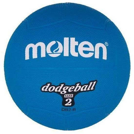 Ballon de dodgeball - MOLTEN - DB2-B - Caoutchouc Robuste - Bonne ...