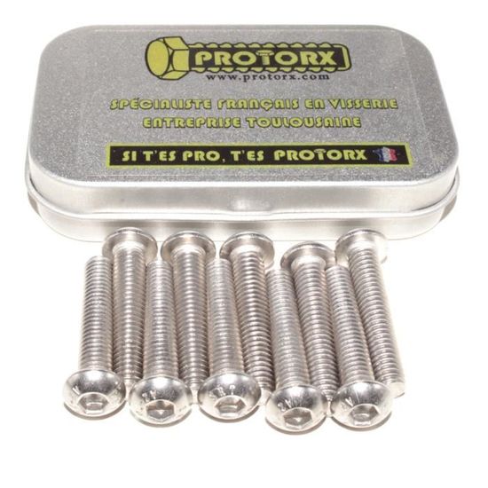 Vis Inox à Métaux Tête Bombée Six Pans Creux M6 x 30mm : Boite 10pcs (TBHC) | PROTORX ...