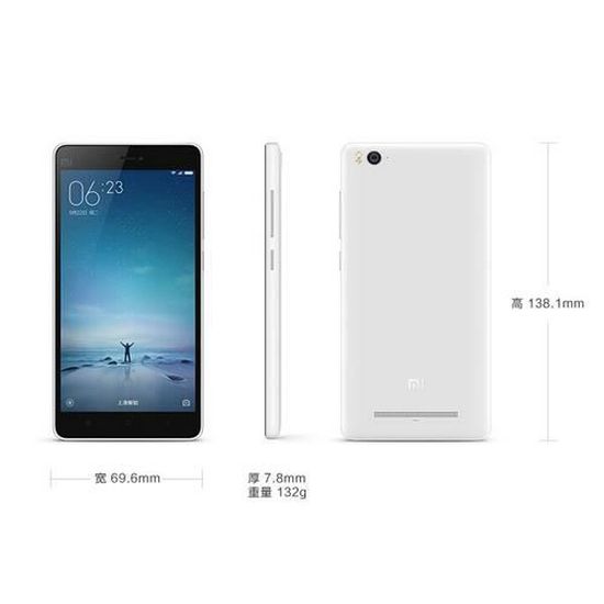 Xiaomi Mi mi4c 4c 4G LTE 3 Go de RAM 32 Go ROM MIUI 7 blanc - Cdiscount ...