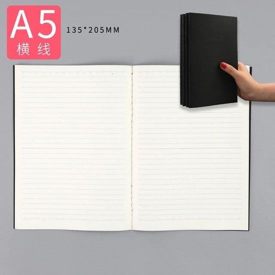 CAHIER,C--Bloc notes à feuilles mobiles B5 A5, 40 feuilles de papier ...