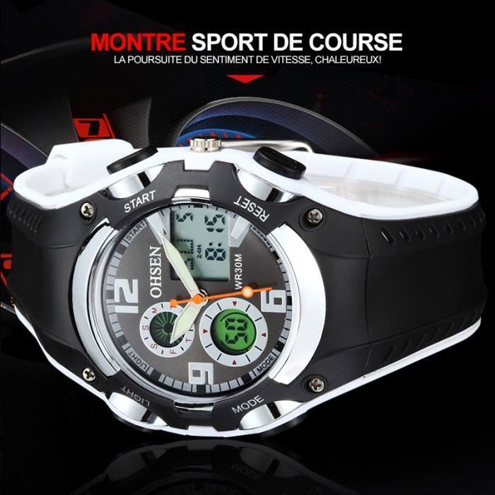 Montres originales de marque de sport de la marque dOhsen des hommes ...