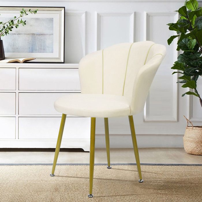 Chaise de coiffeuse,Fauteuil de salon,en velours rembourrée, chaise de ...