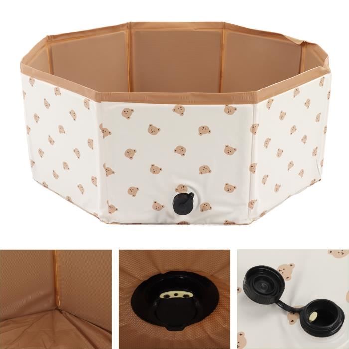 Piscine Pour Bébé Baignoire De Bain Pliante Extérieure Portative Légère ...