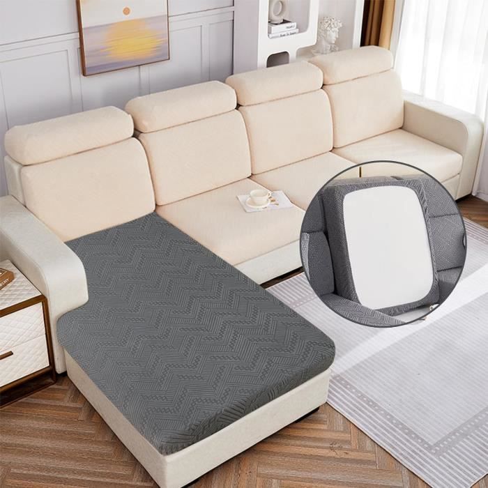 Housse Canapé d'angle Couvre Coussin de Canape protection Sofa Cover ...