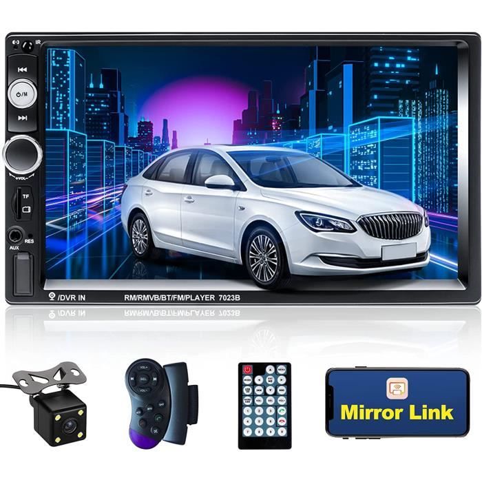 Autoradio Bluetooth Double Din 7'' avec Écran Tactile MP5, Lecteur USB ...