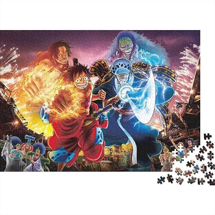 Puzzle 500 Pièces - ONE PIECE - Équipage de Luffy - Bois Recyclable ...