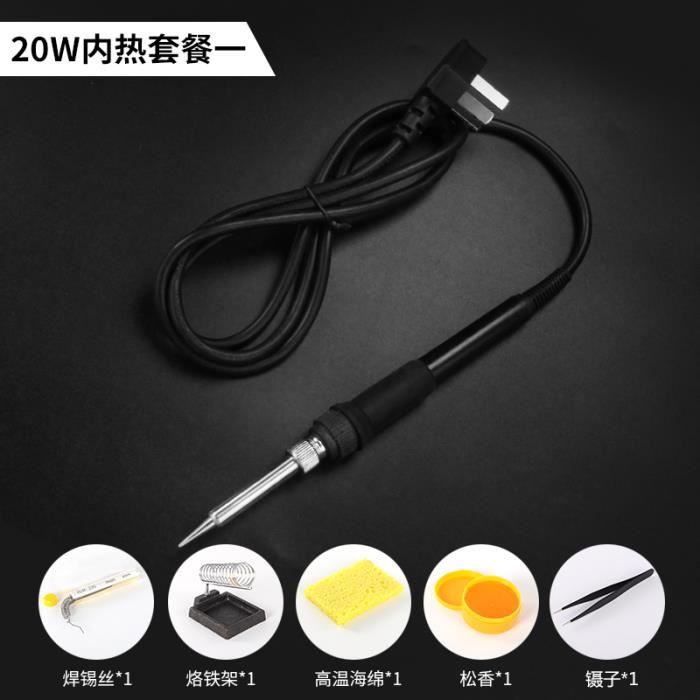 Poste a souder,Kit de fer à souder électrique numérique 60W,température réglable,outil de ...