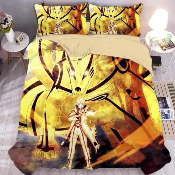 Nouveau Anime Naruto parure de lit double pleine reine roi taille 3D ...