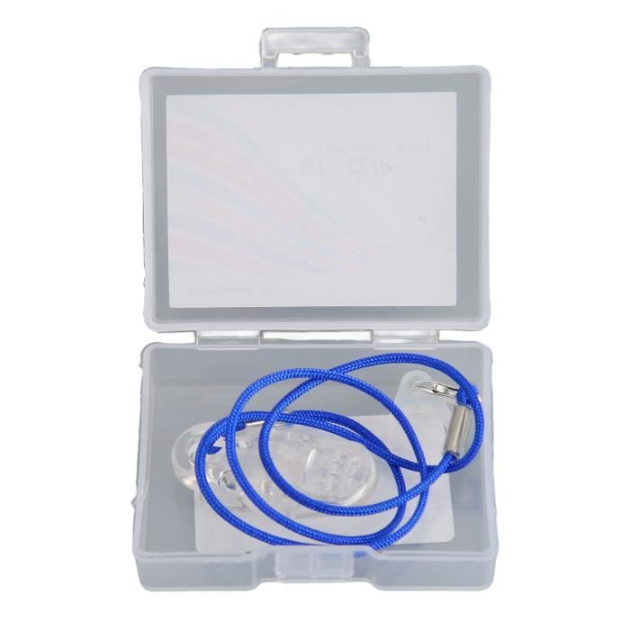 CHR Support d'aide auditive pince transparente corde bleu Nylon ...