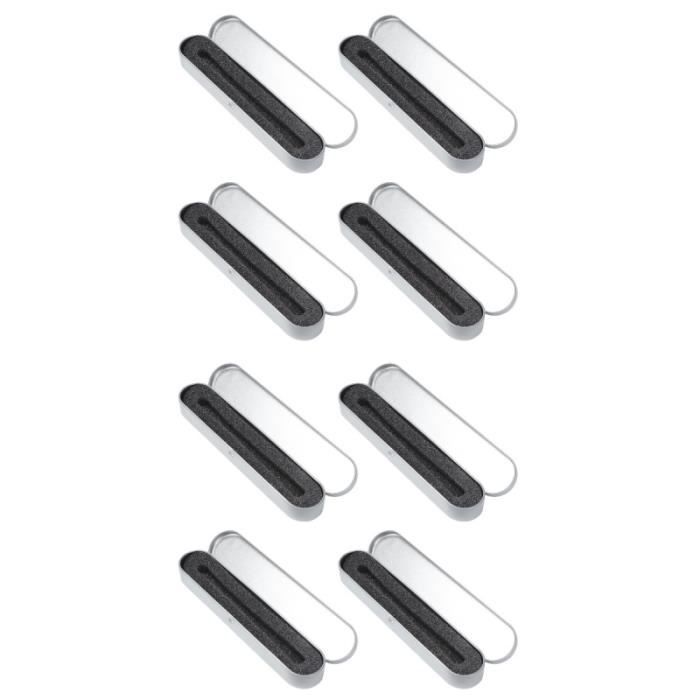 8 PCS Portable Sponge Boîtes d'étain Boîtes d'étain Boîtes à crayons ...
