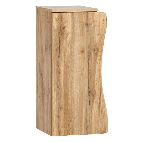 Armoire de salle de bain Karan 37x35x79cm en aggloméré. Avec 1 porte et ...