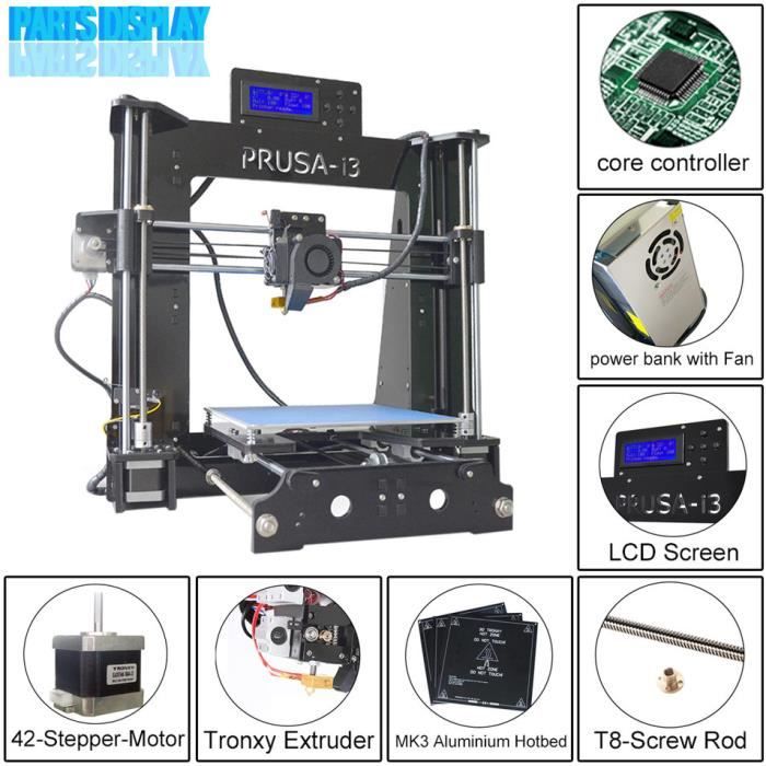 P802D Grande Impression Taille Haute Précision LCD Écran 3D Imprimante Hors Ligne Impression UE ...