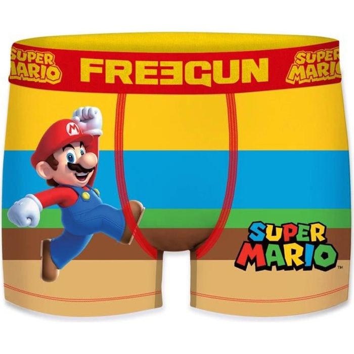 Boxer Garçon Super Mario Bros - FG/SMB/3/BM/WAR01/01 Multicouleur ...