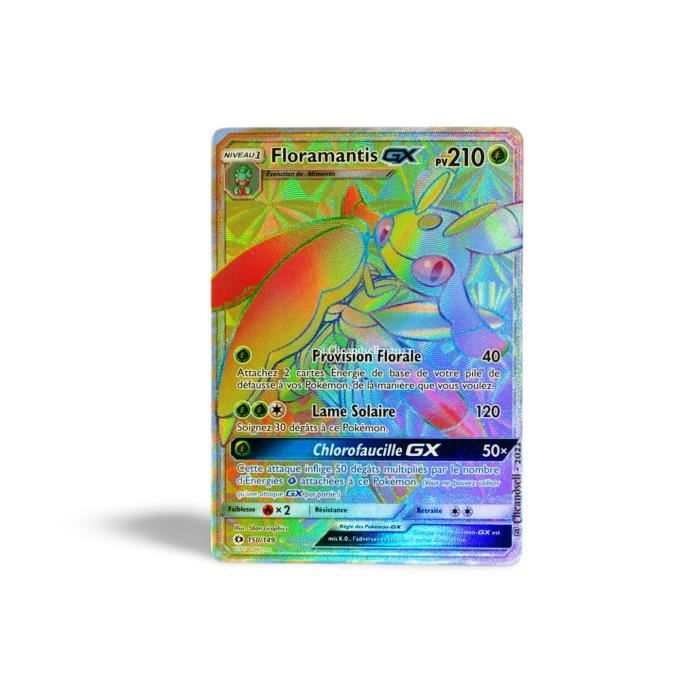 Carte Pokémon Floramantis GX 210 PV 150-149 Soleil & Lune NEUF FR ...