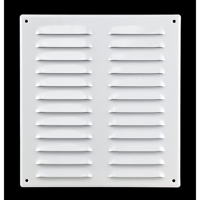 260x280mm - Grille de Ventilation - Blanche En Acier Grille D'aération ...