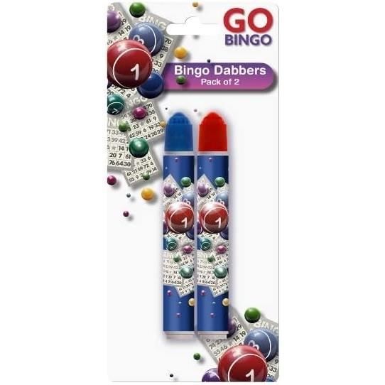 K-GALORE Bingo Dabbers Lot de 2 marqueurs multicolores avec pointe d ...