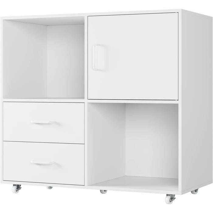 Hefoths Caisson avec Tiroir, Meuble de Rangement Bureau Mobile, Placard ...