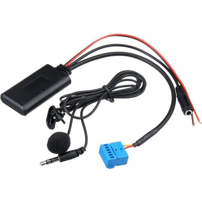 TEMPSA Adaptateur AUX Câble Audio bluetooth Microphone Pour Audi A4 Q3 Q5 A3 TT A8 A5 ...