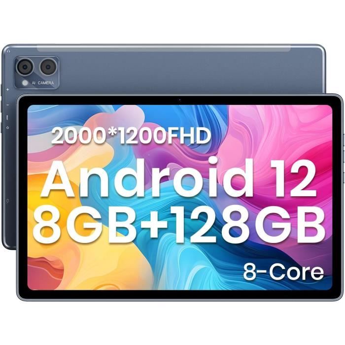 Tablette Android 12 Tablette 10,36" Avec 8 (4+4) Go De Ram + 128 Go De ...