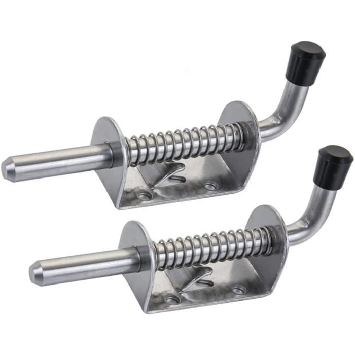 Verrou Porte De Garage,2 Pack Cadenas À Verrou Targette En Acier ...
