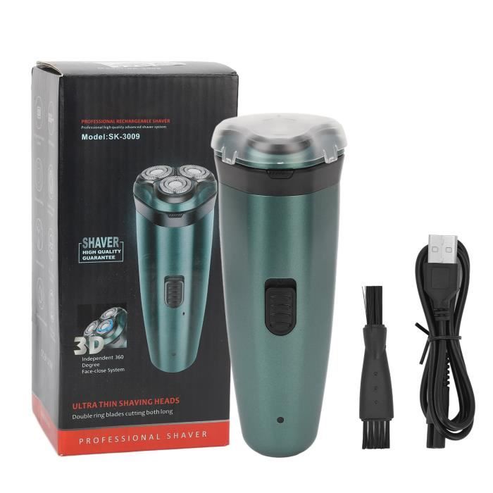 Zerodis Outil de rasage de barbe Rasoir électrique USB Rechargeable ...